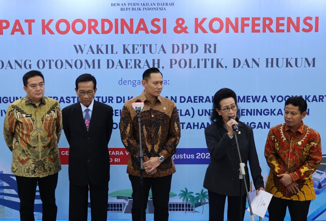 Menko Infrastruktur Dukung DPD RI Akselerasi Infrastruktur DIY–Jateng ...